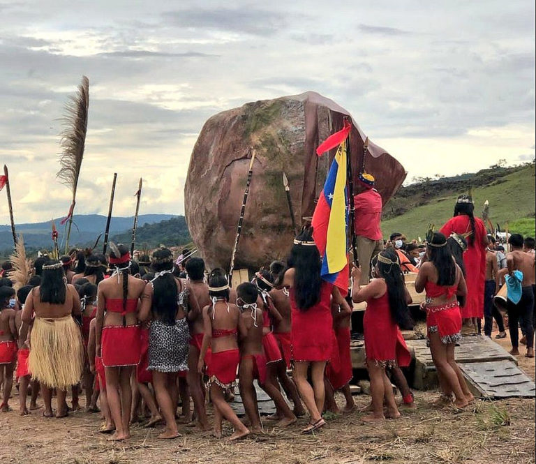 Pemon People Officially Welcomed Their Kueka Stone with a Ancestral ...