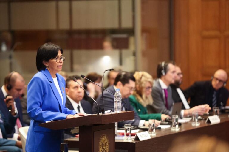 Venezuela’s VP Rodríguez at The Hague: Guyana has Shown its True Colors ...