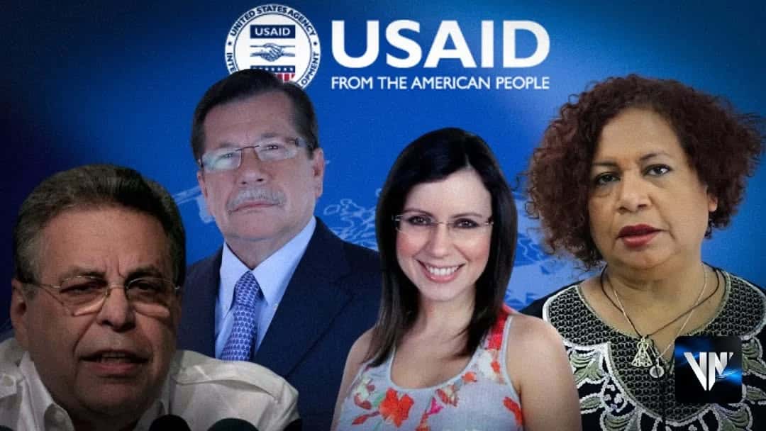 Some USAID-funded Venezuelan journalists. Photo: @JGuzmanpsuv/X.