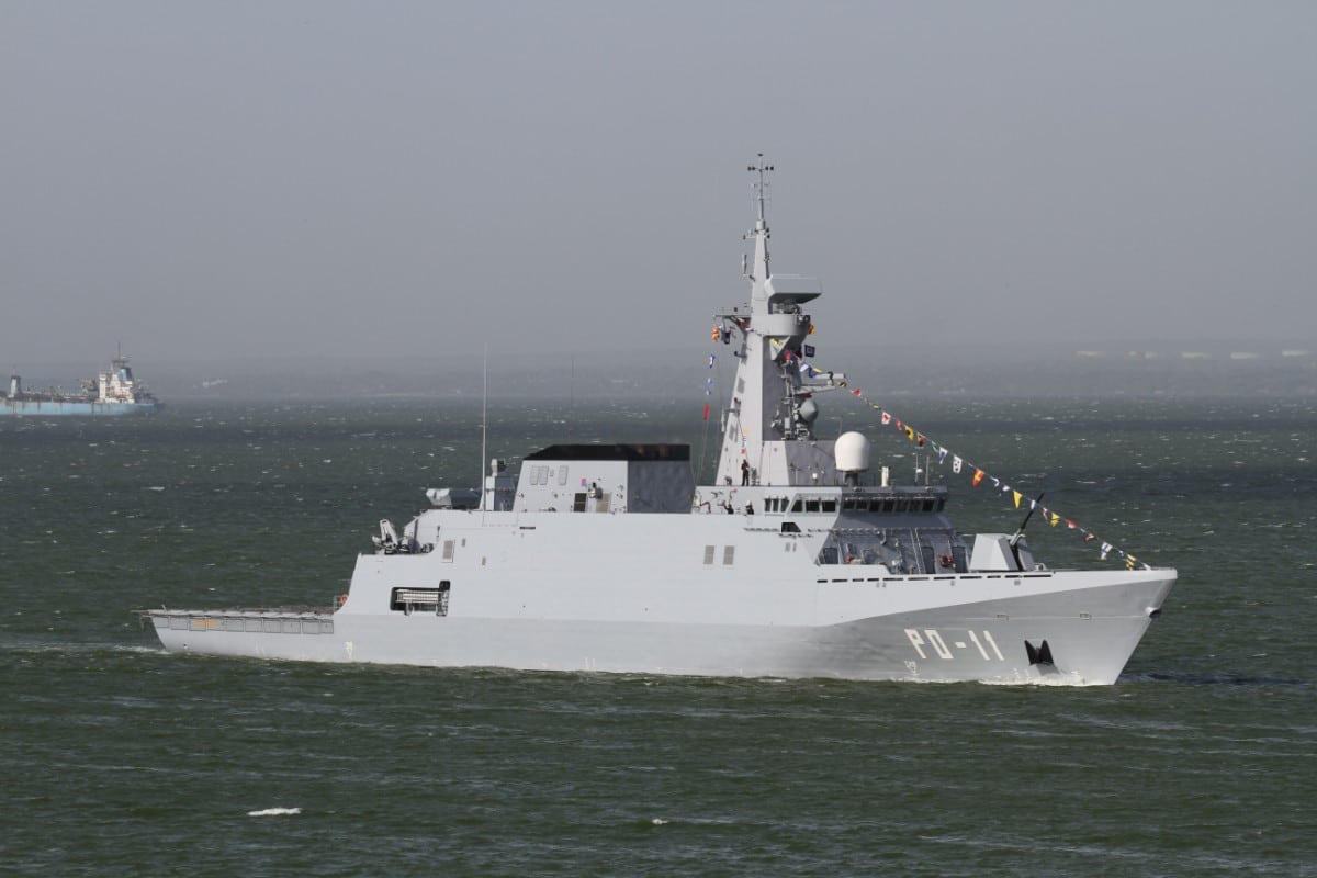 Venezuelan Navy marine patrol vessel AB Guaiqueri (PO-11). Photo: FANB ...