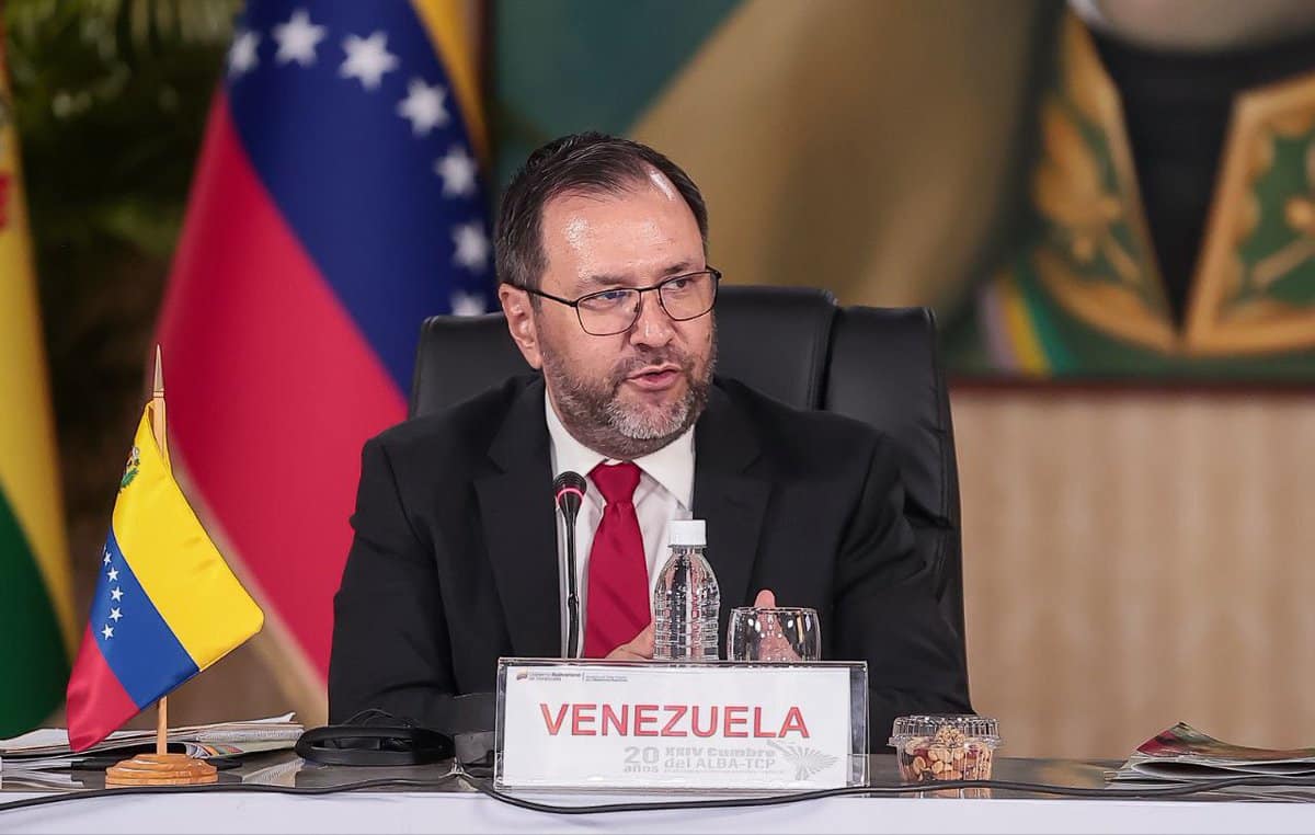 Venezuelan Minister of Foreign Affairs Yván Gil. Photo: Venezuelan ...