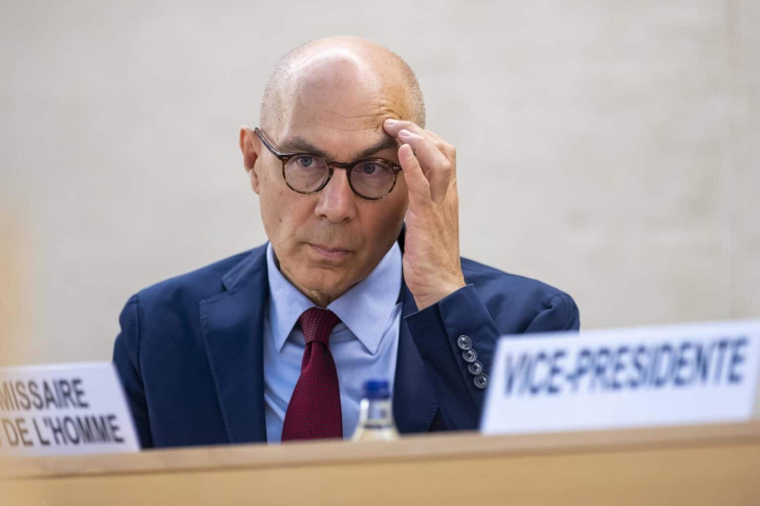 United Nations (UN) High Commissioner for Human Rights Volker Türk in ...
