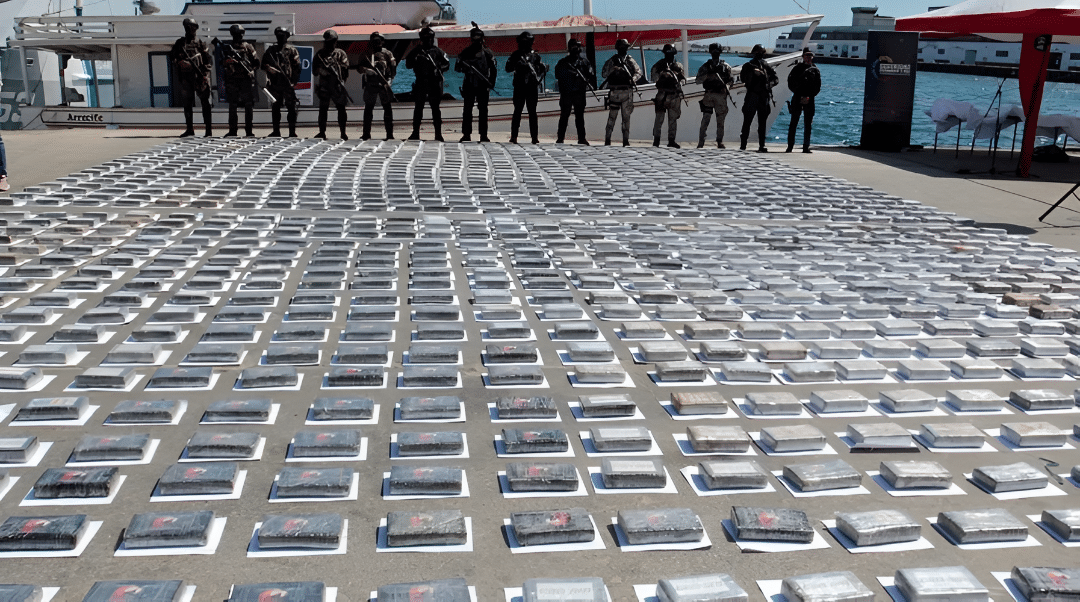 Cocaine blocks seized by Venezuelan authorities. File photo.